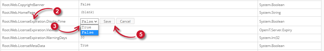 License Expiration | Open iT Online Documentation